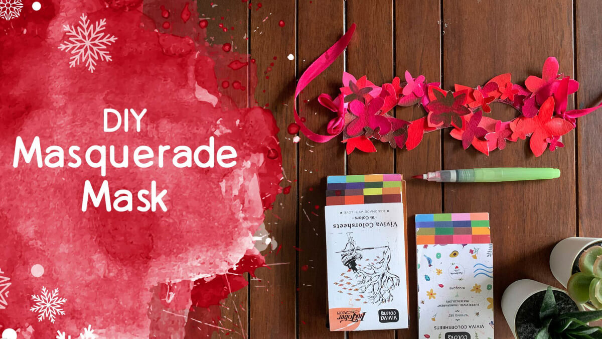 How to make a DIY masquerade party mask – Viviva Colors