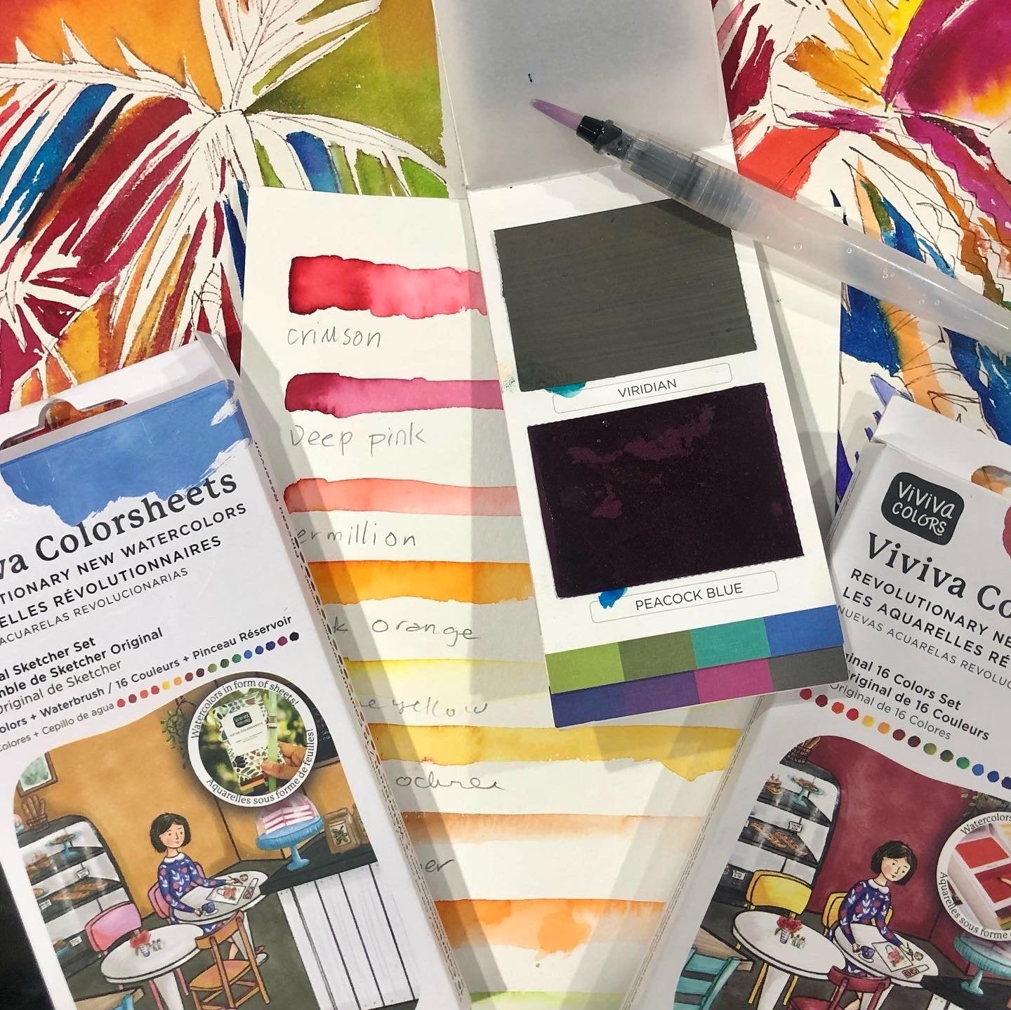 Painting with Viviva Watercolors by Anne Kupillas – Viviva Colors