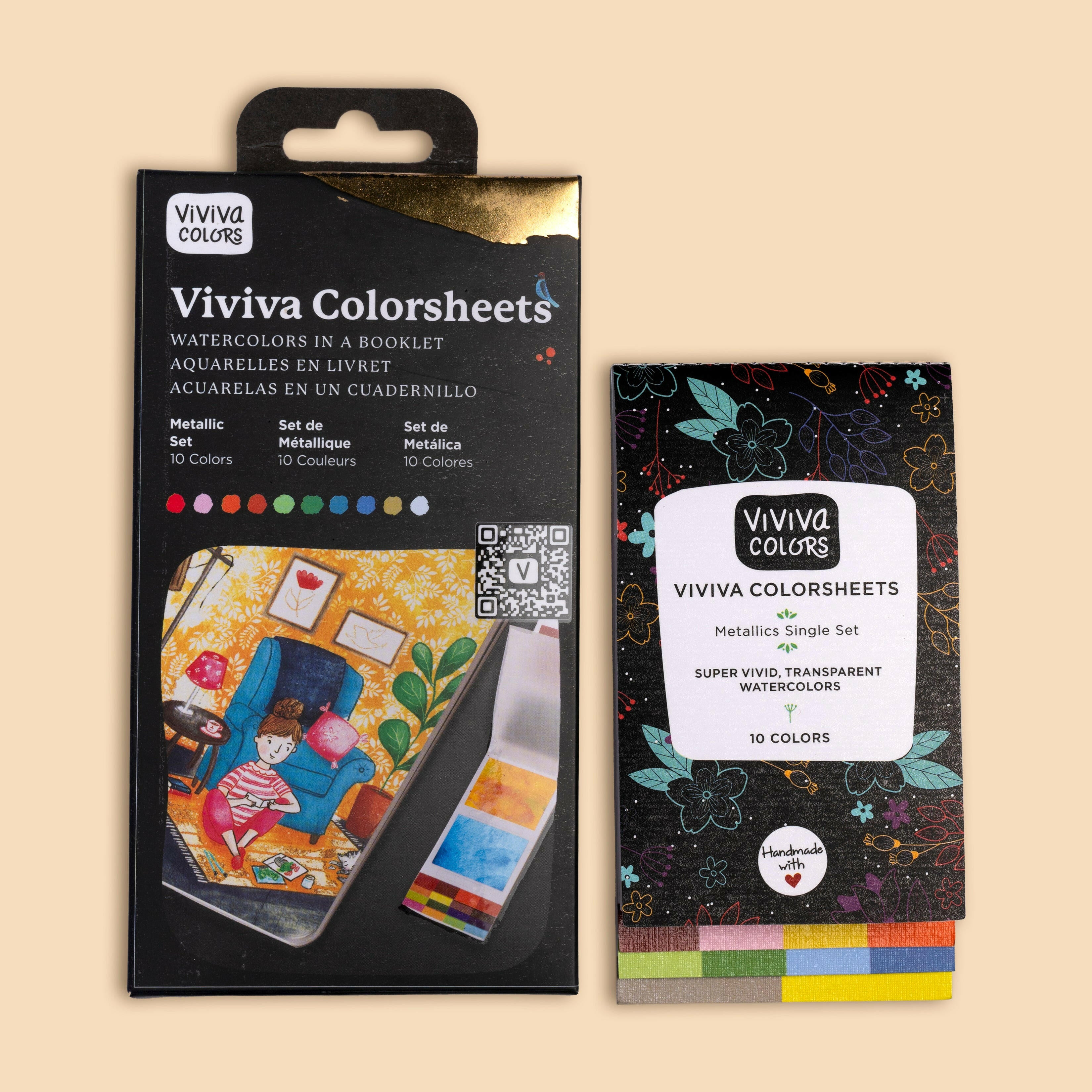 Metallics Single Set- 10 colors in your pocket – Viviva Colors